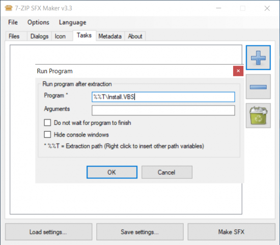 Create a GUI EXE for bundles with 7Zip SFX Maker – Alexandru Marin