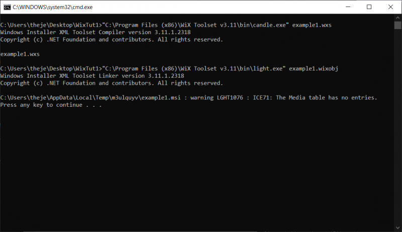 WiX Tutorials – Create your first basic MSI – Alexandru Marin