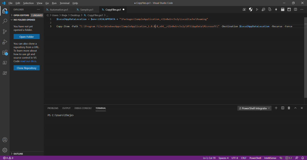Add Powershell Scripts In Msix With Psf Alexandru Marin