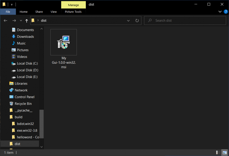 Create A Python Executable And Msi Installer Using Cxfreeze