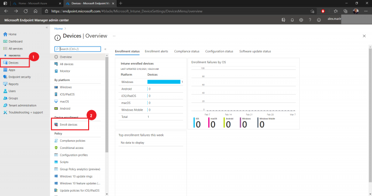 Step-by-step guide to create a lab and enroll the devices with Intune ...