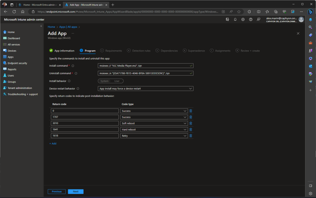 Deploy Vbscript In Intune For Application Installation Alexandru Marin