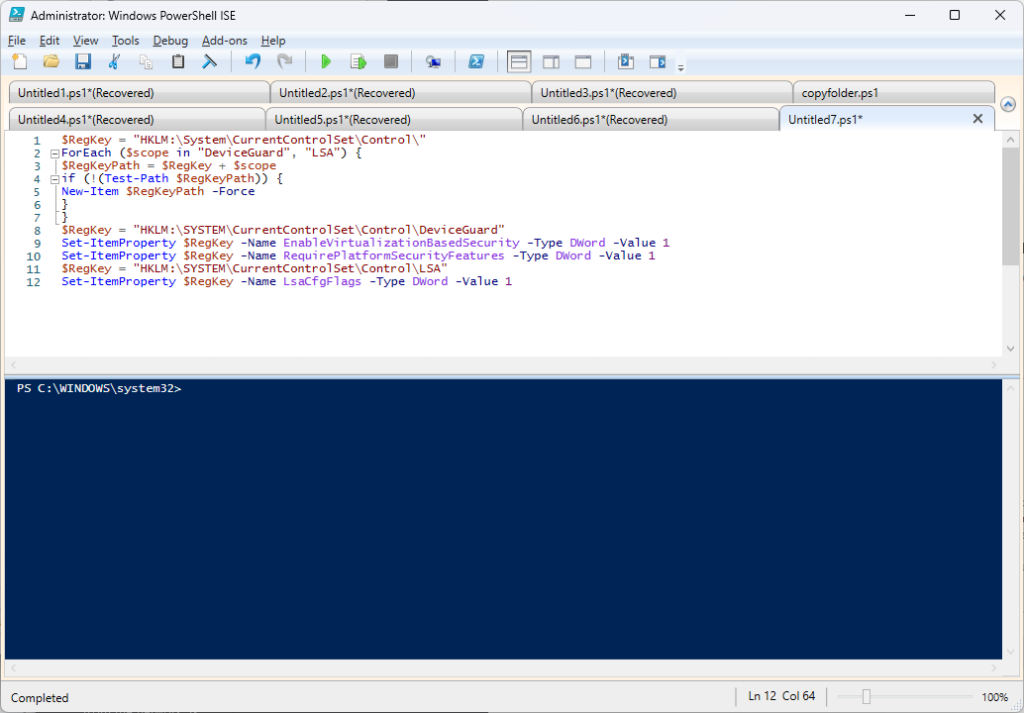 Enable Credential Guard Using Powershell Alexandru Marin