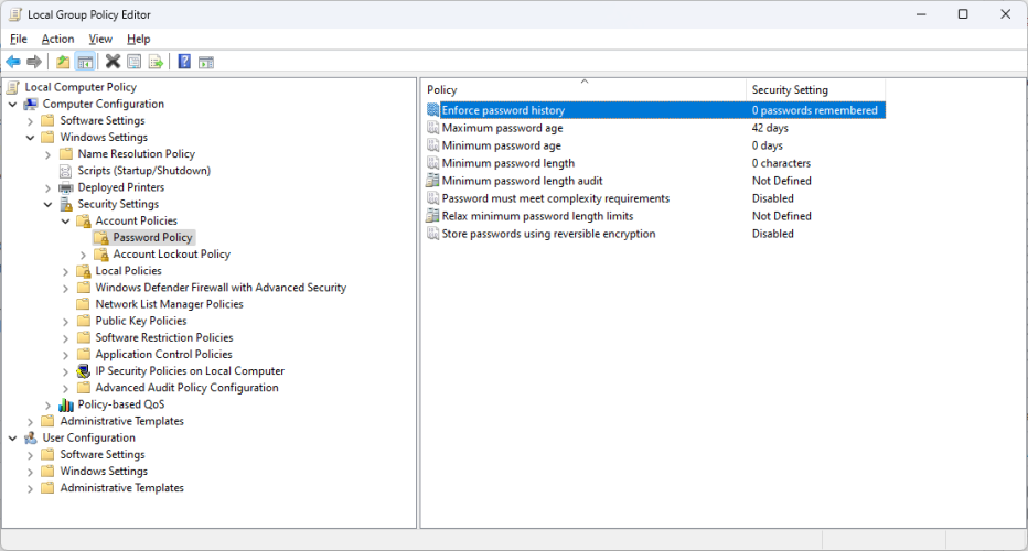 Configure password rules via GPO – Alexandru Marin