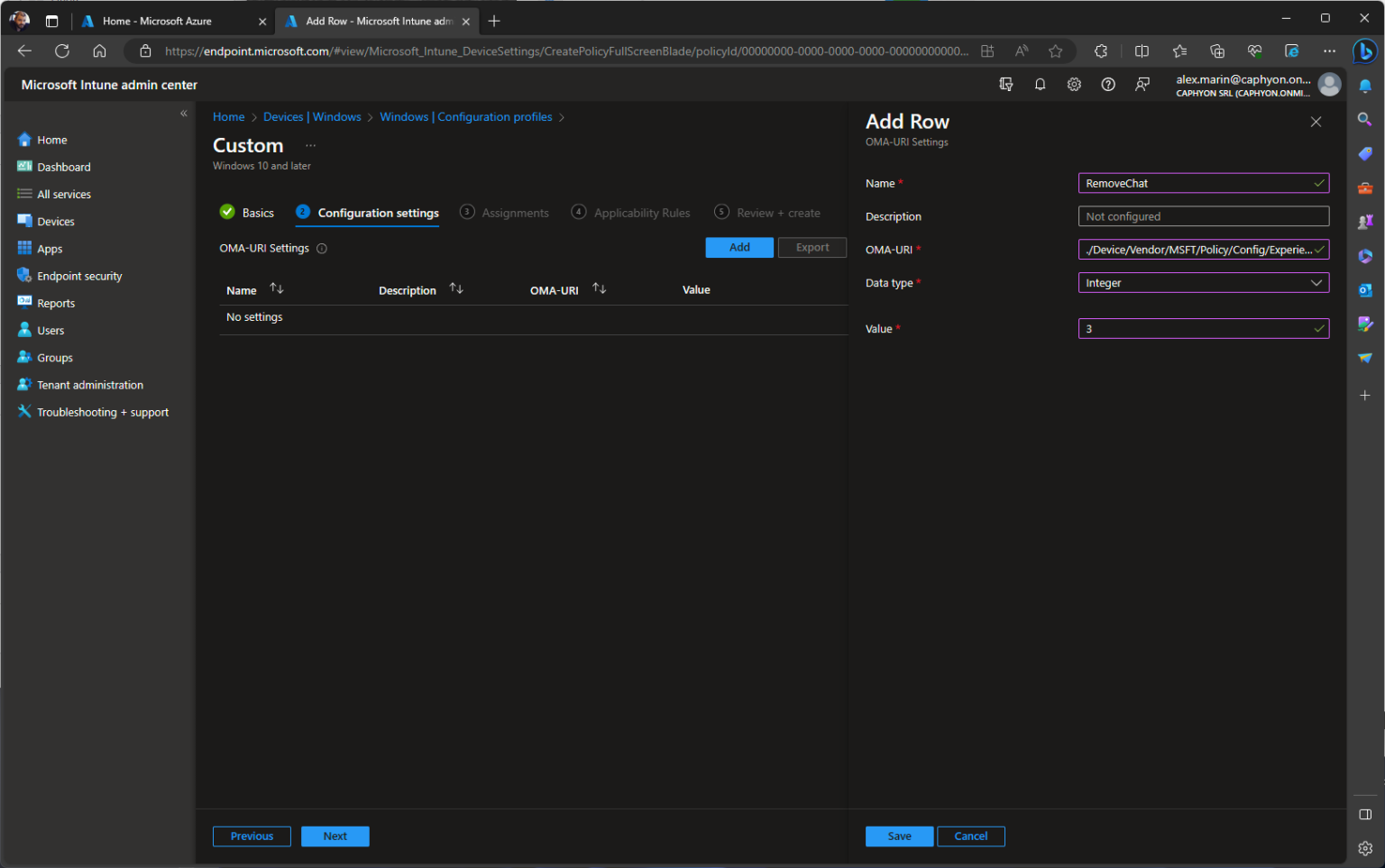 Disable Or Remove Windows 11 Built In Teams In Intune Alexandru Marin