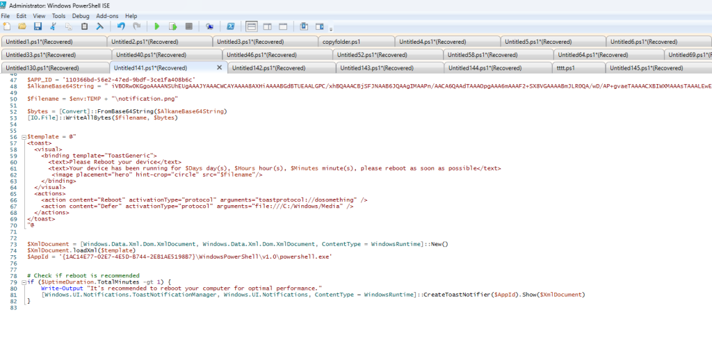 Working With Toast Notifications And Using Powershell Scripts As Button 5316